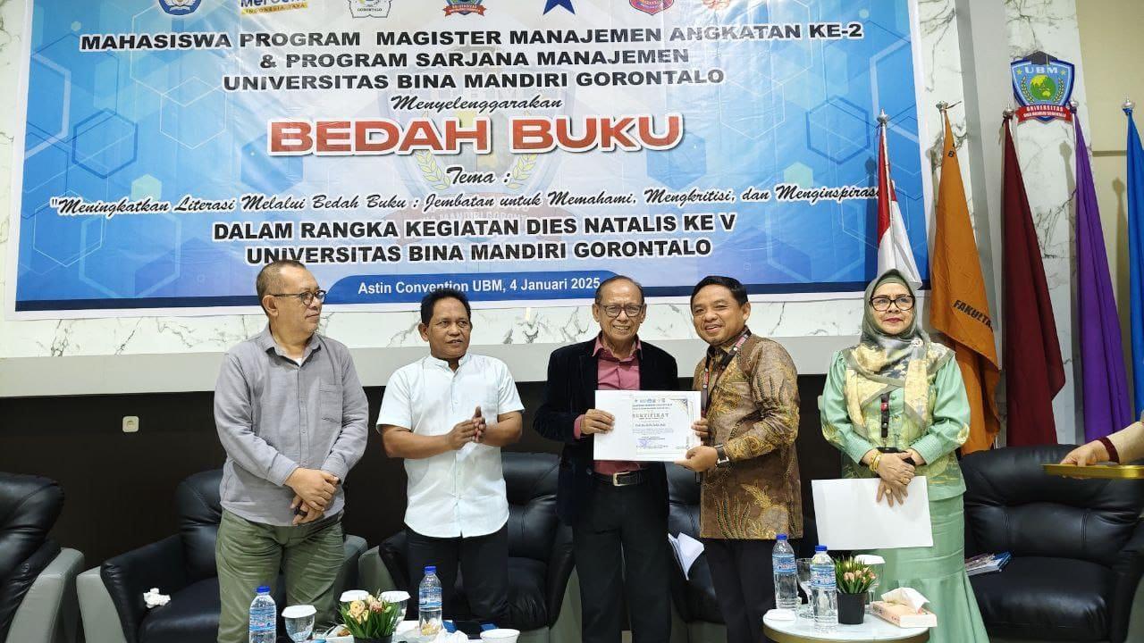 PPs UBM Gorontalo Gelar Bedah Buku, Dorong Budaya Literasi dan Inovasi Akademik - otanaha.id