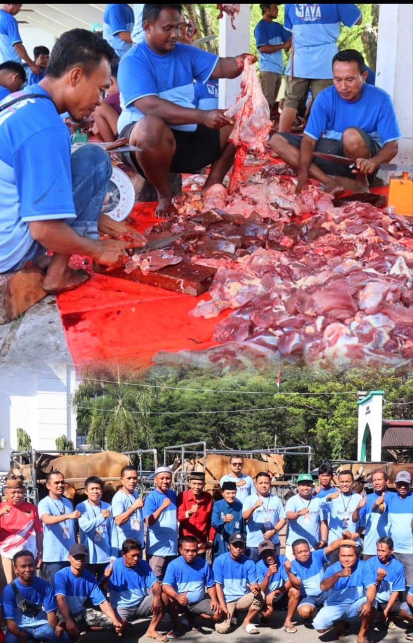 DPRD Gorontalo Sembelih 12 Ekor Sapi Kurban untuk Masyarakat - otanaha.id